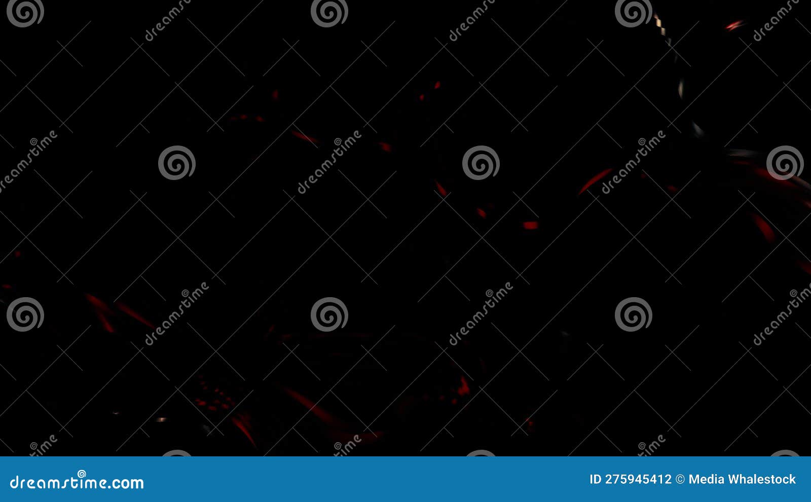 Abstract Flickering Red Sparks on a Black Background. Motion. Shining ...