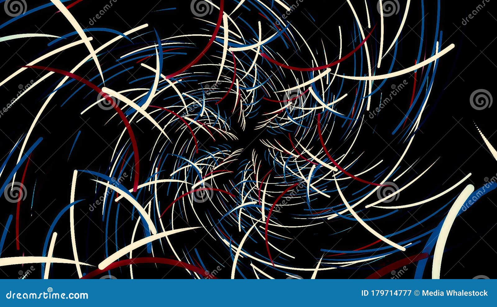 Abstract Flight Backwards Through Space Among Shining Stars, Seamless ...