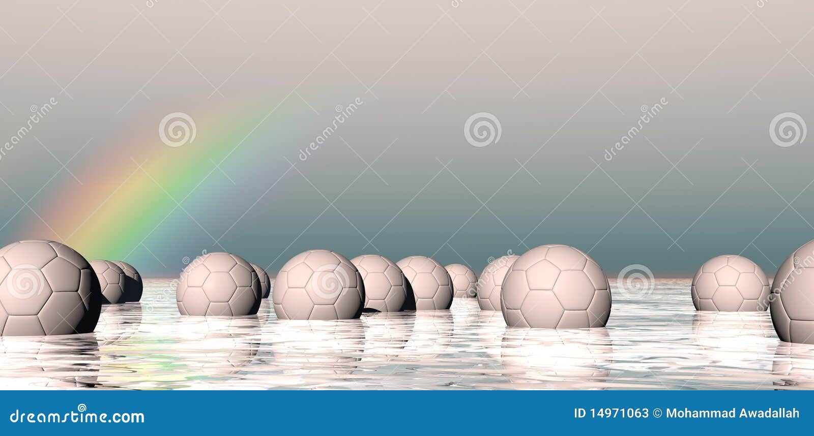 Abstract floating spheres stock illustration. Illustration of ...