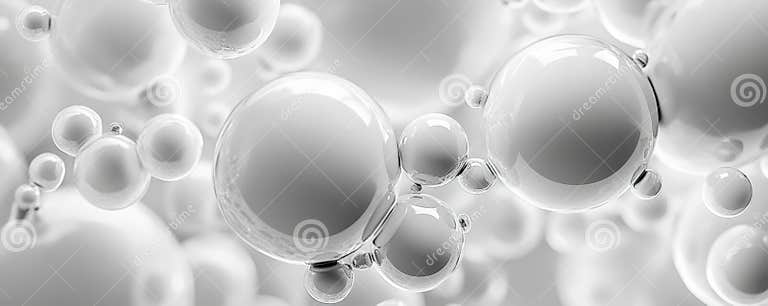 Abstract Floating White Bubbles Background Stock Photo - Image of artistic, abstract: 339245656