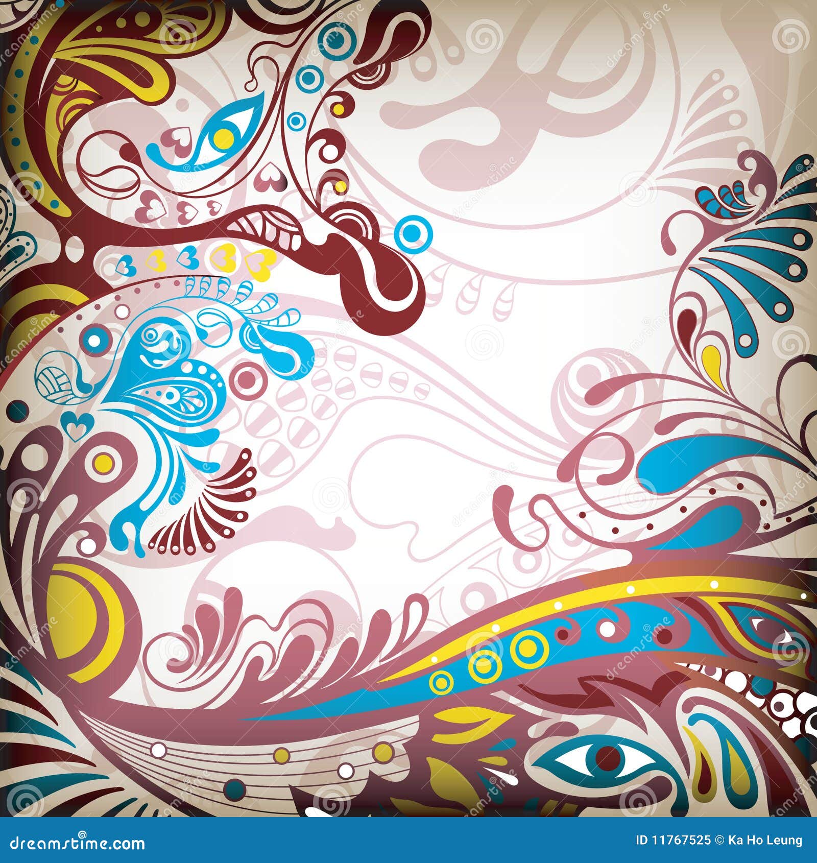 Abstract Floral stock vector. Illustration of flower - 11767525