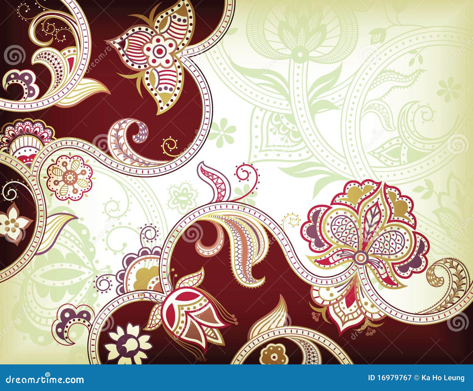 Abstract Floral Background stock vector. Illustration of petal - 16979767