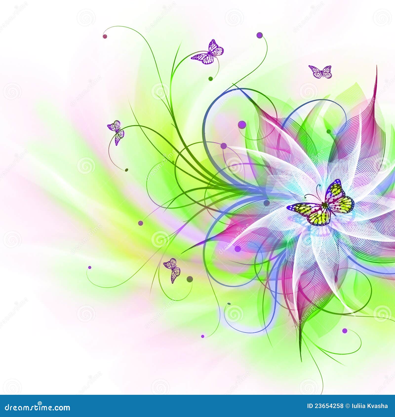 Abstract floral background stock photo. Image of floral - 23654258