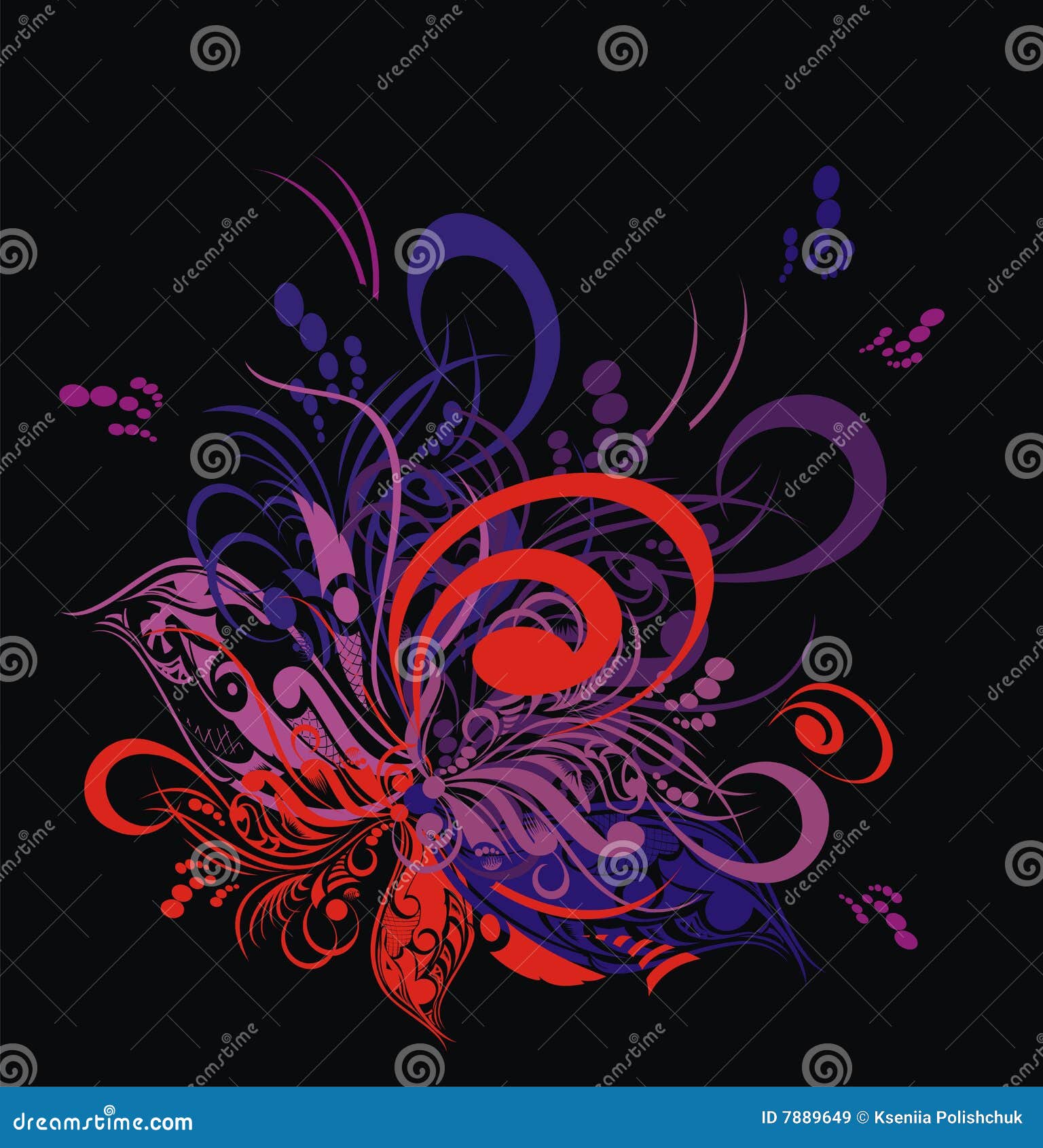 Abstract floral background stock vector. Illustration of decoration ...