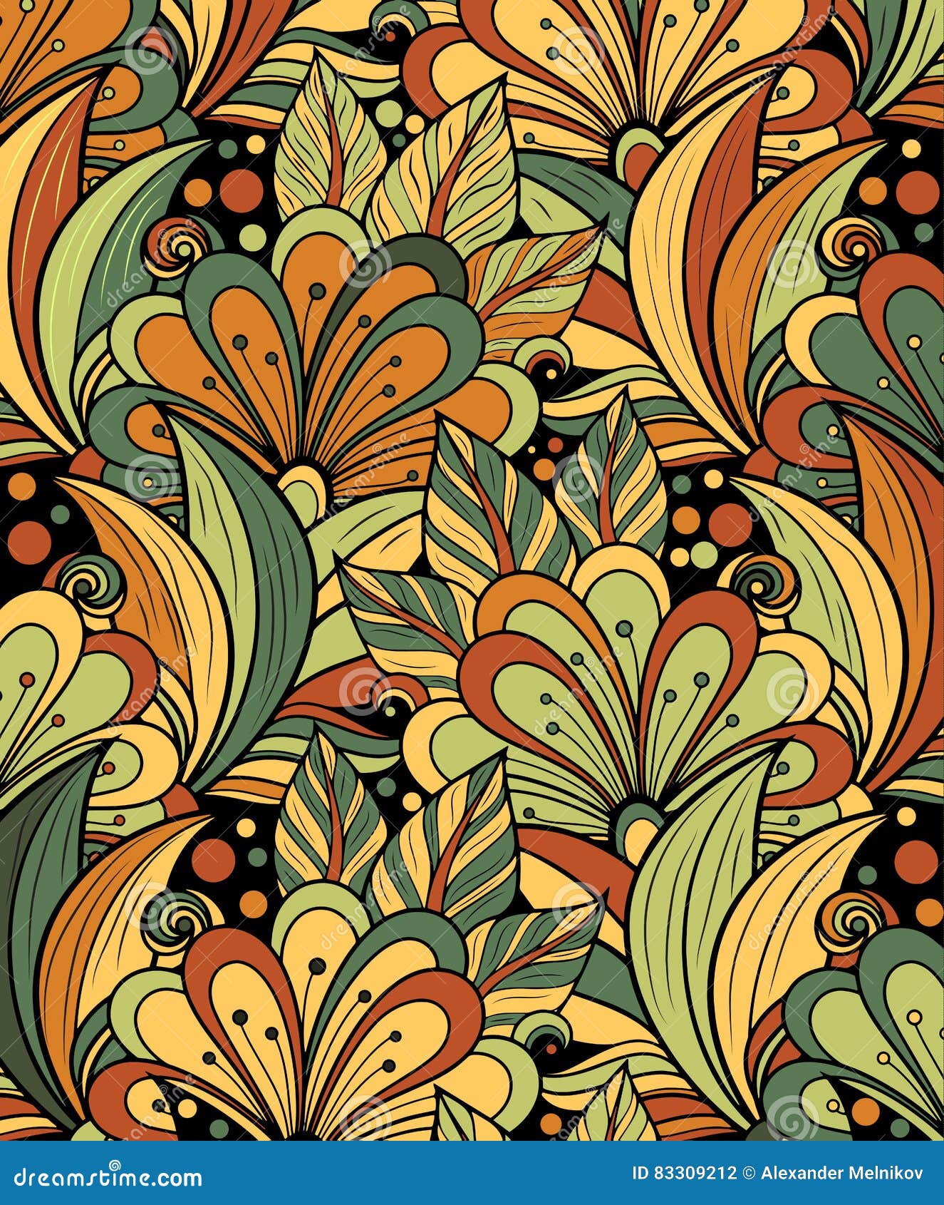 Abstract Floral Background.Vector Stock Vector - Illustration of ...