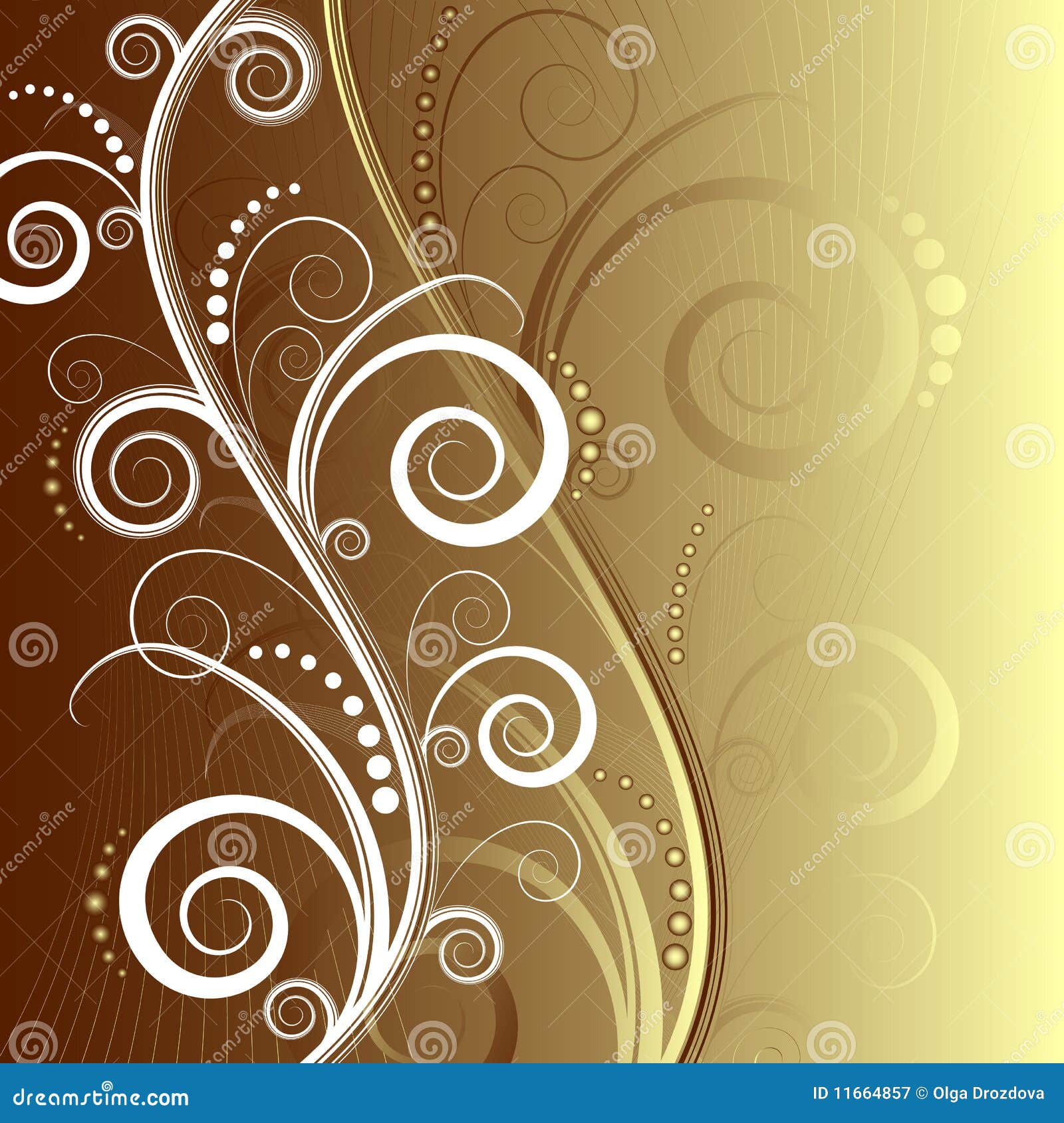 Abstract Floral Beautiful Background (vector) Stock Vector ...