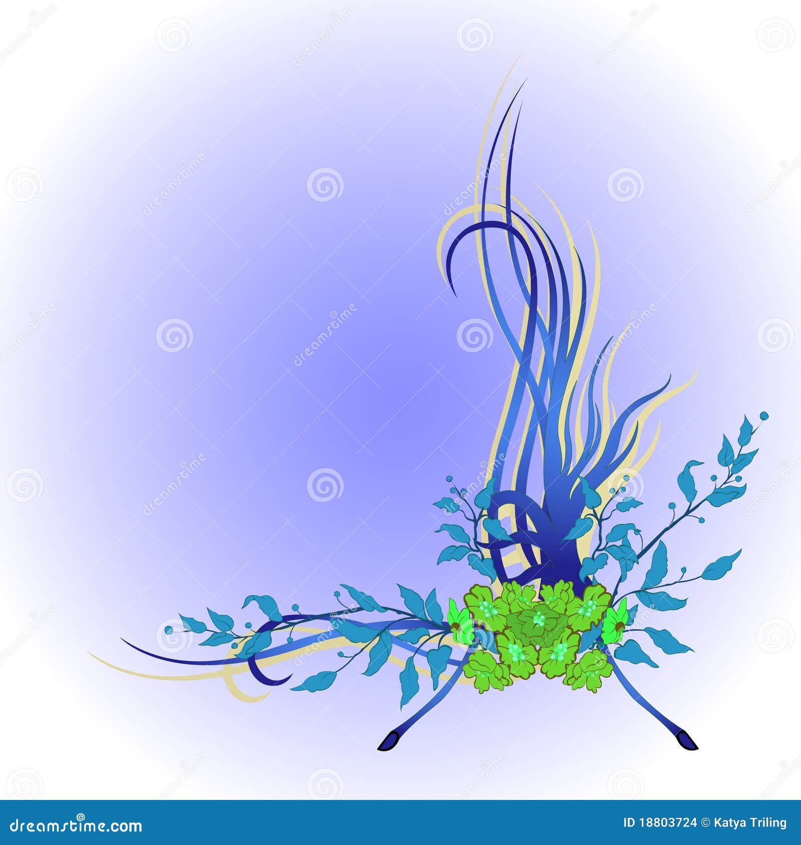 Abstract Floral Border Stock Images - Image: 18803724