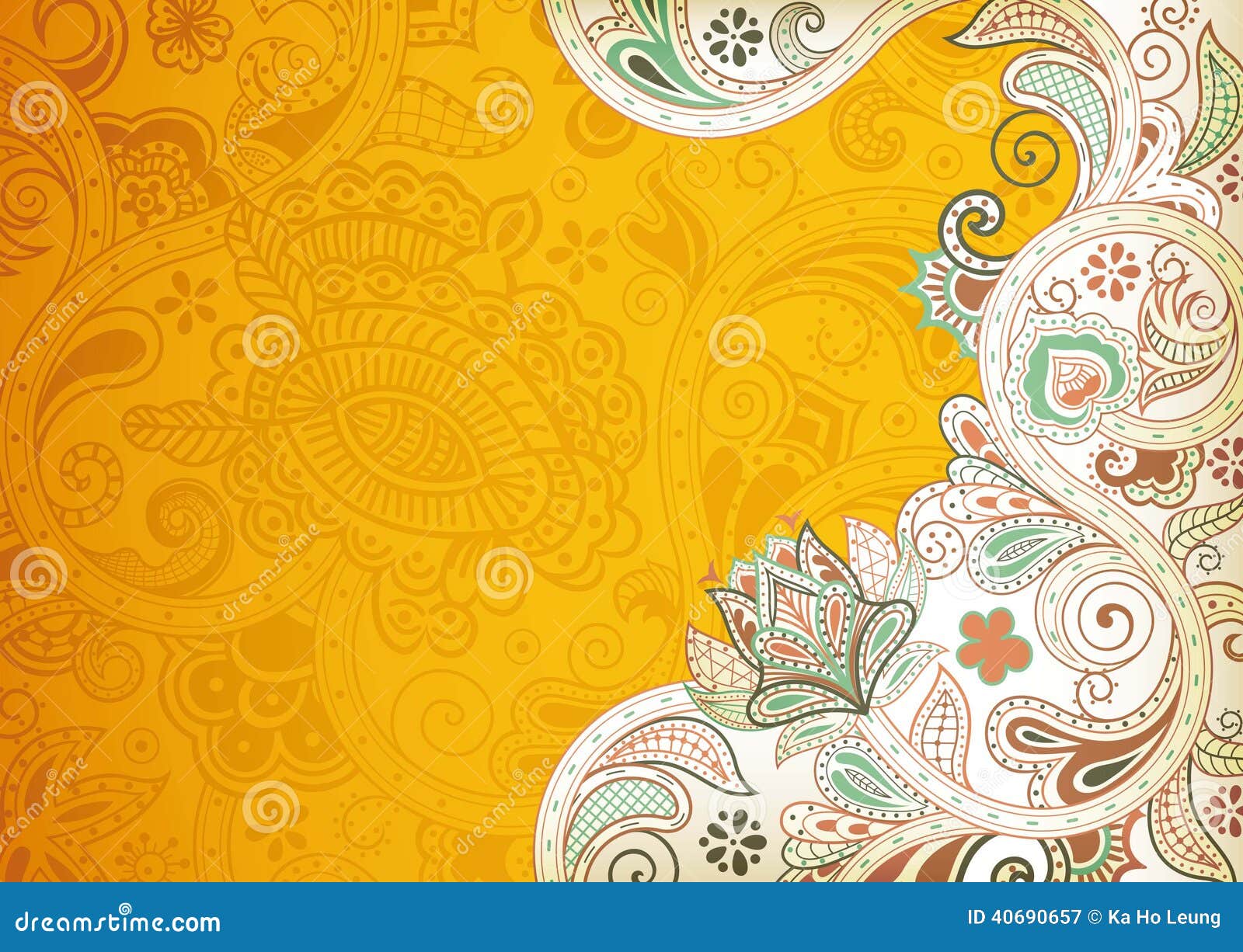 Abstract Floral Curve stock illustration. Illustration of background ...