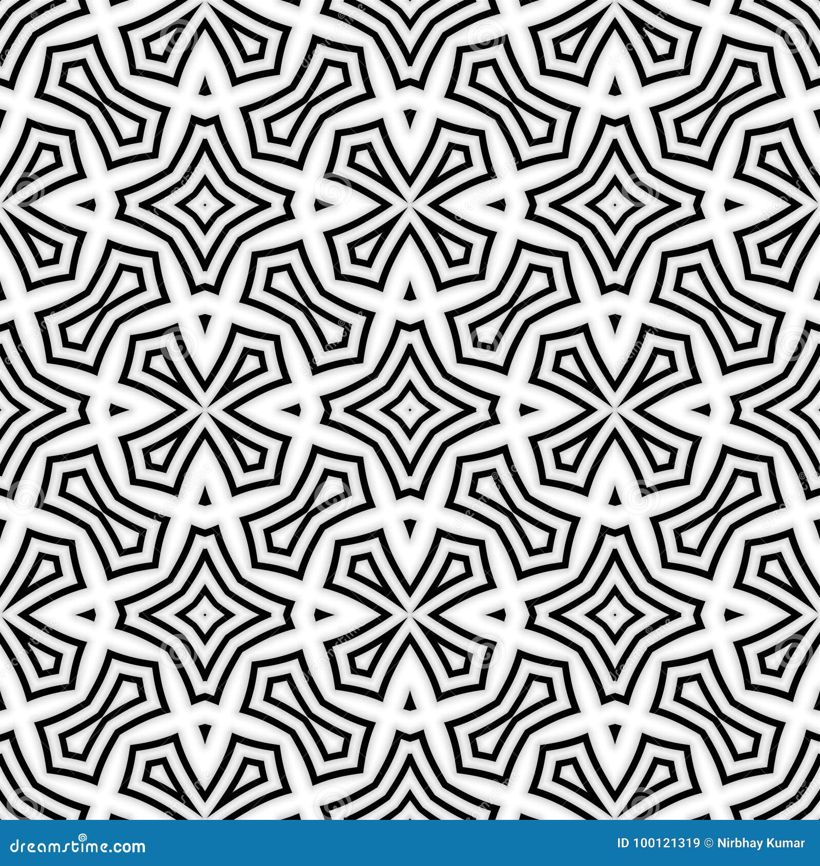 Abstract Floral 3d Seamless Pattern Stock Vector - Illustration of ... Abstract Floral 3d Seamless Pattern Stock Vector - Illustration of ...