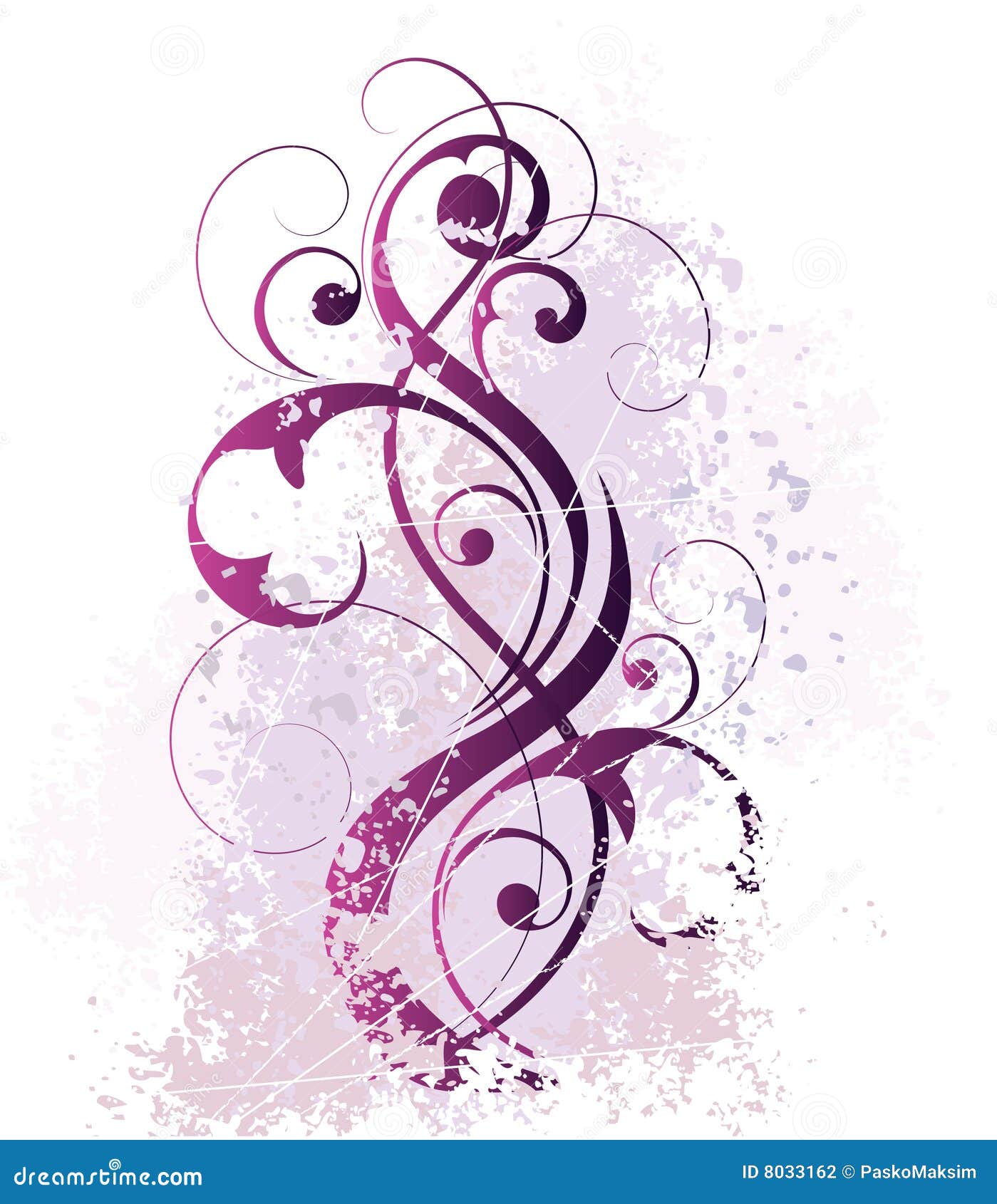 Abstract Floral Design stock vector. Illustration of abstract - 8033162