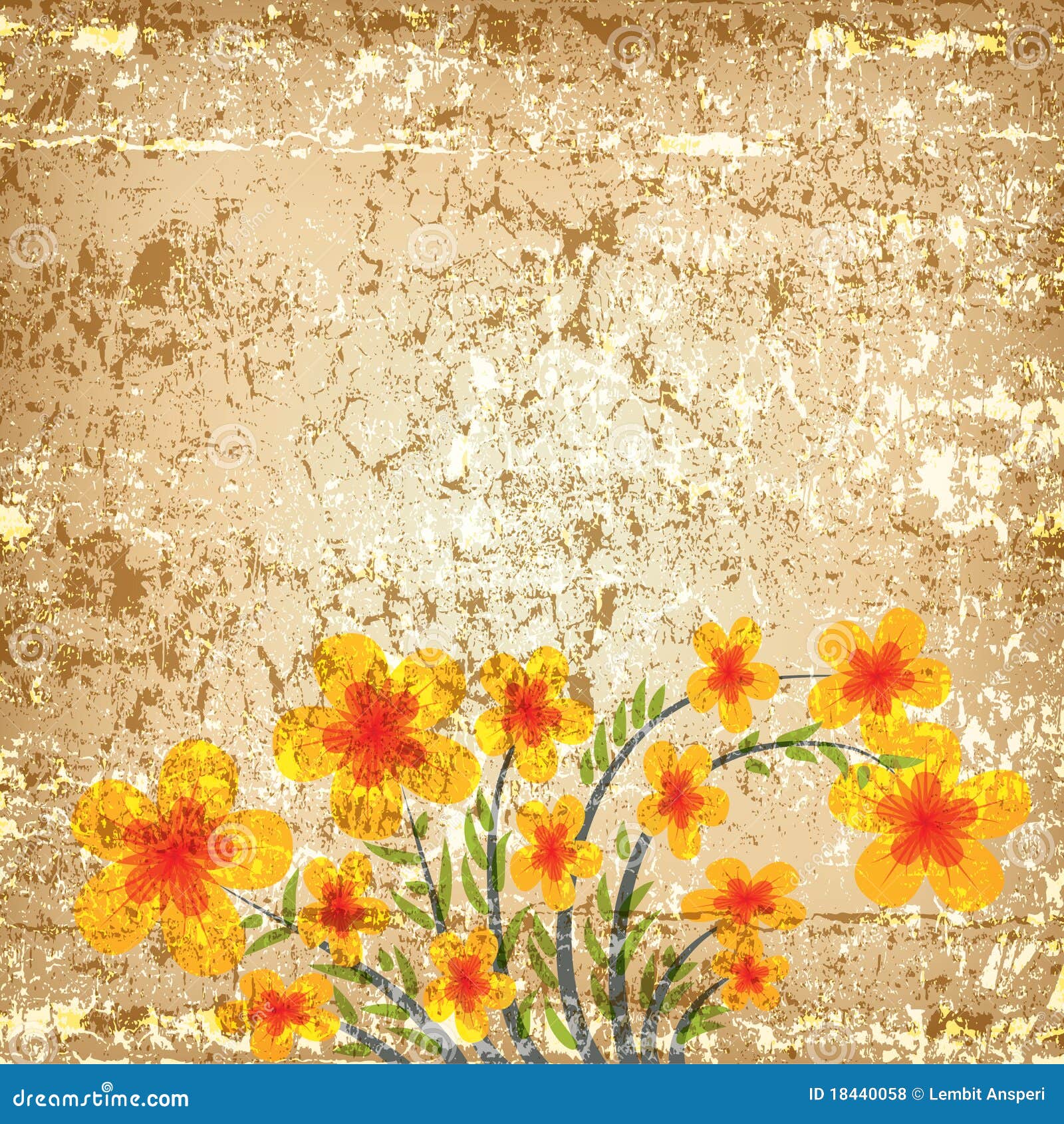 Abstract Floral Illustration Stock Vector - Illustration of color ...