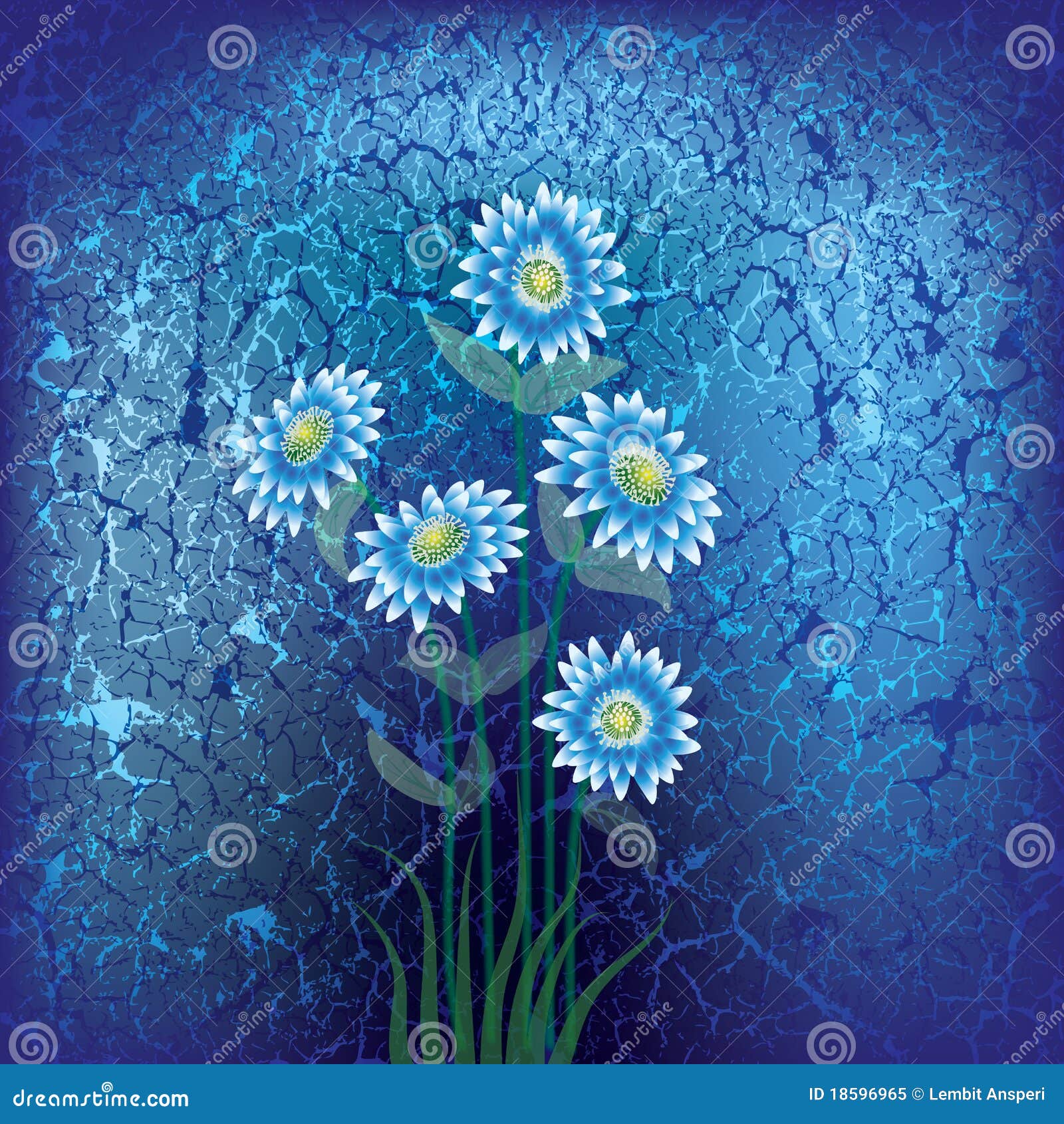 Abstract Floral Illustration Stock Vector - Illustration of floral ...