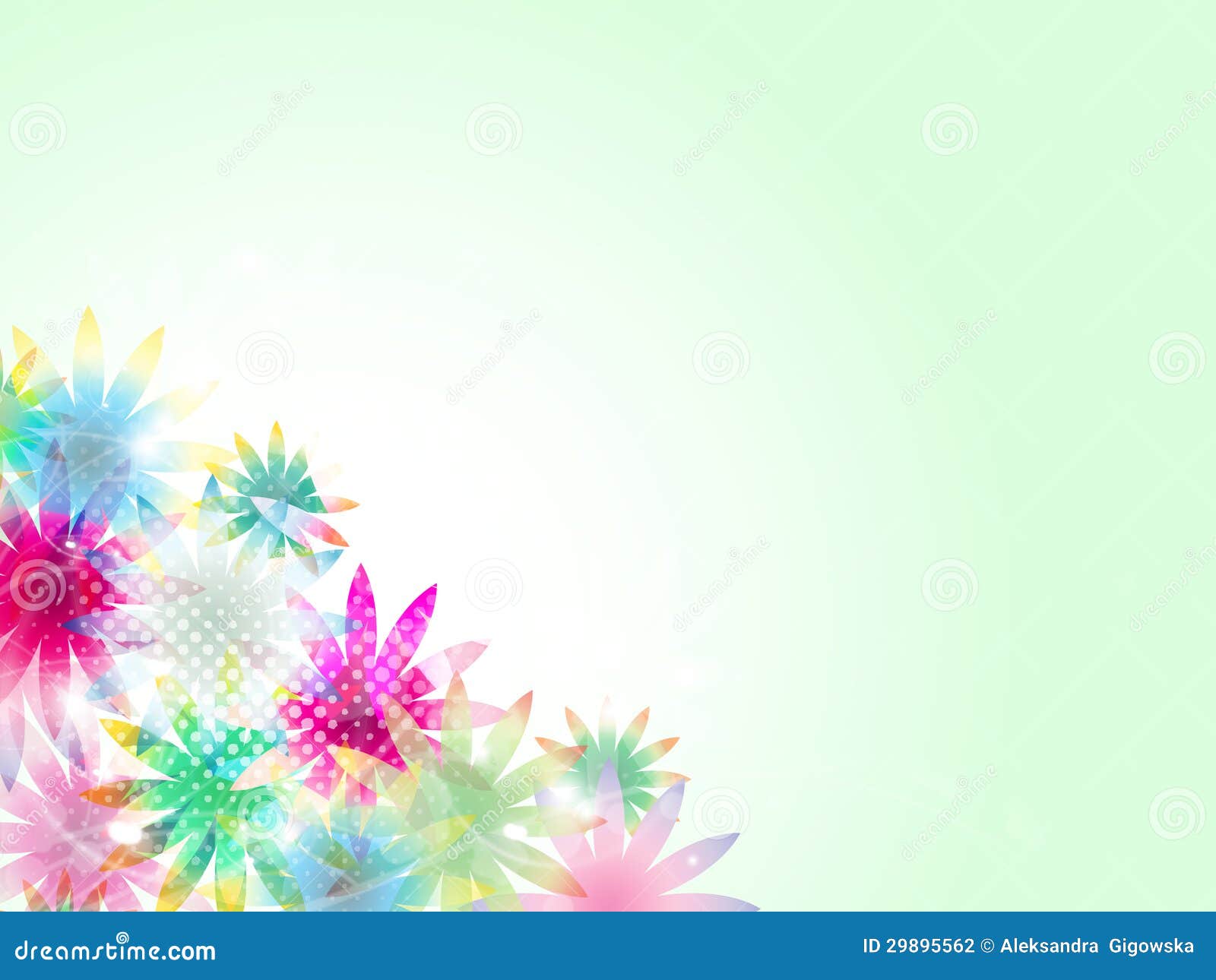 Abstract Floral Light Background Stock Illustration - Illustration of ...