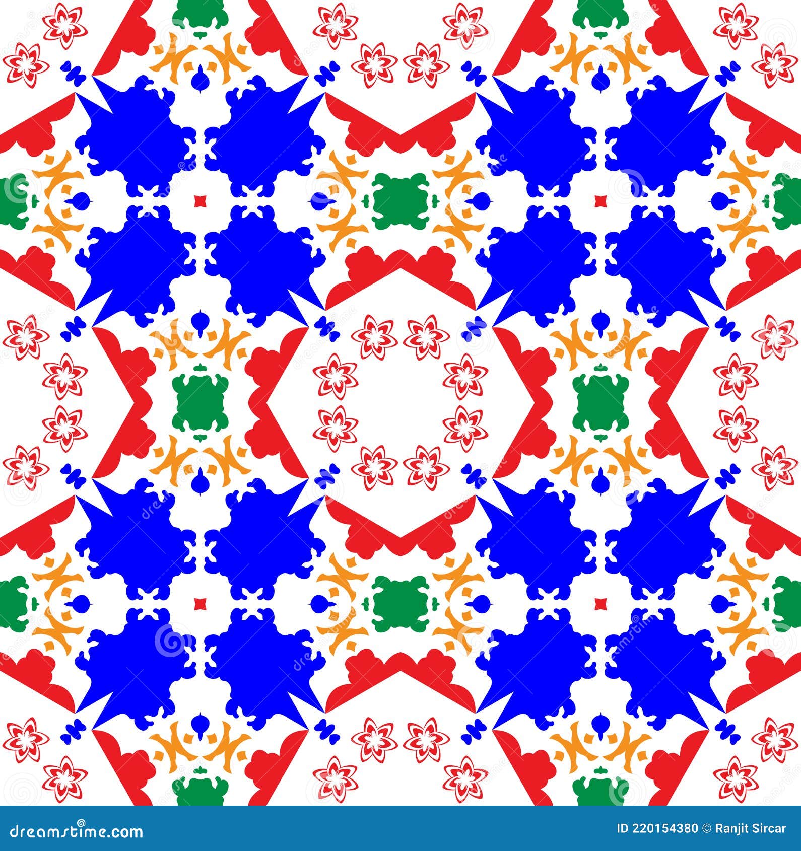 Abstract Floral Nice Pattern Type Textile Design 4 Stock Vector ...