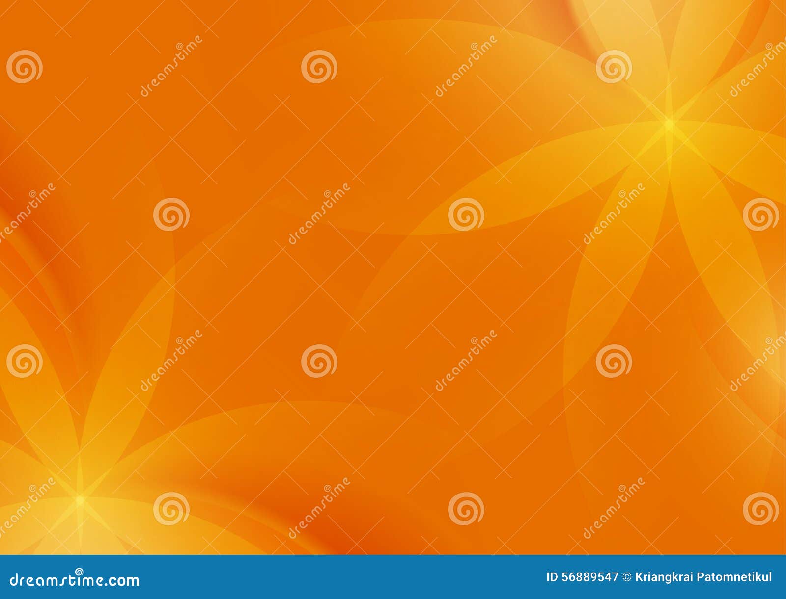 Abstract Floral Orange Background for Design Stock Vector ...