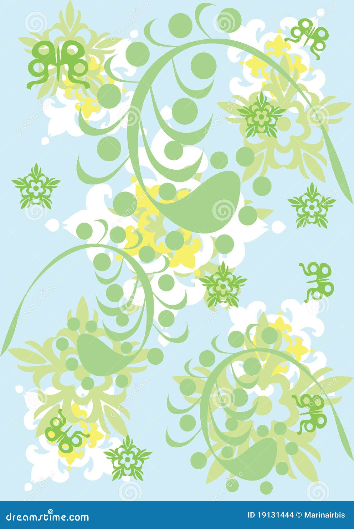 Abstract floral ornament stock vector. Illustration of elaborate - 19131444