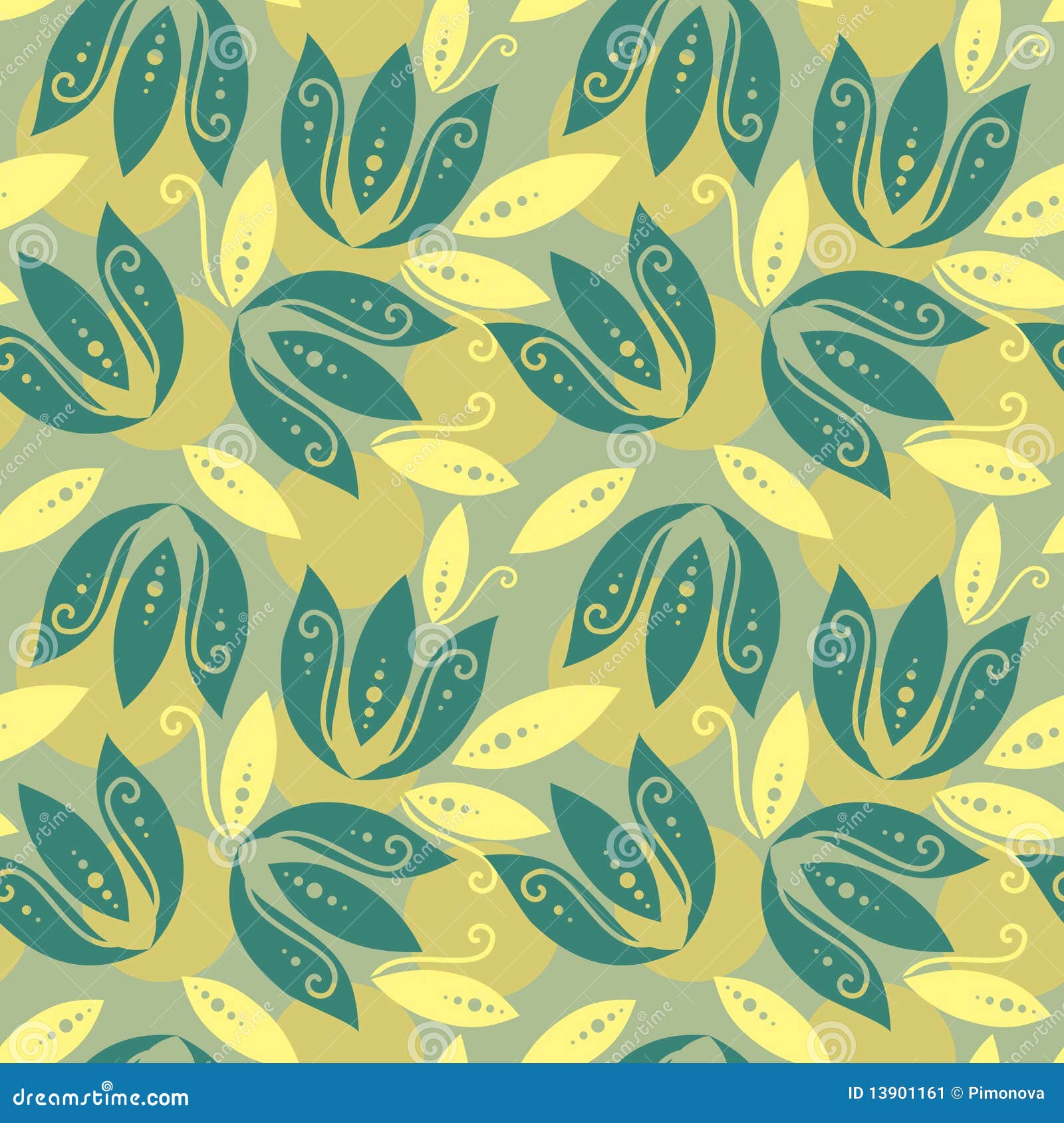 Abstract floral pattern stock illustration. Illustration of branch ...