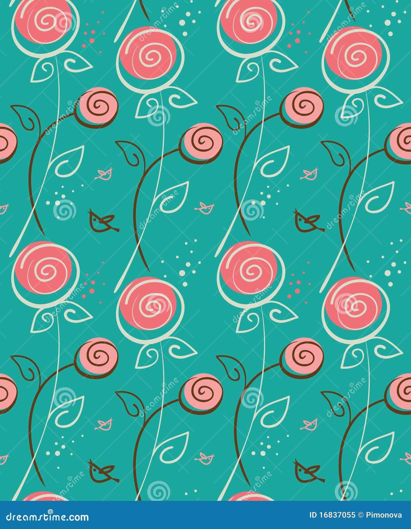 Abstract floral pattern stock illustration. Illustration of flower ...