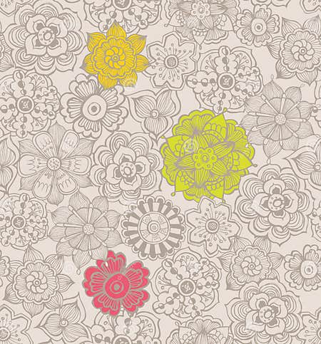 Abstract Floral Pattern SEAMLESS Stock Vector - Illustration of flowers ...