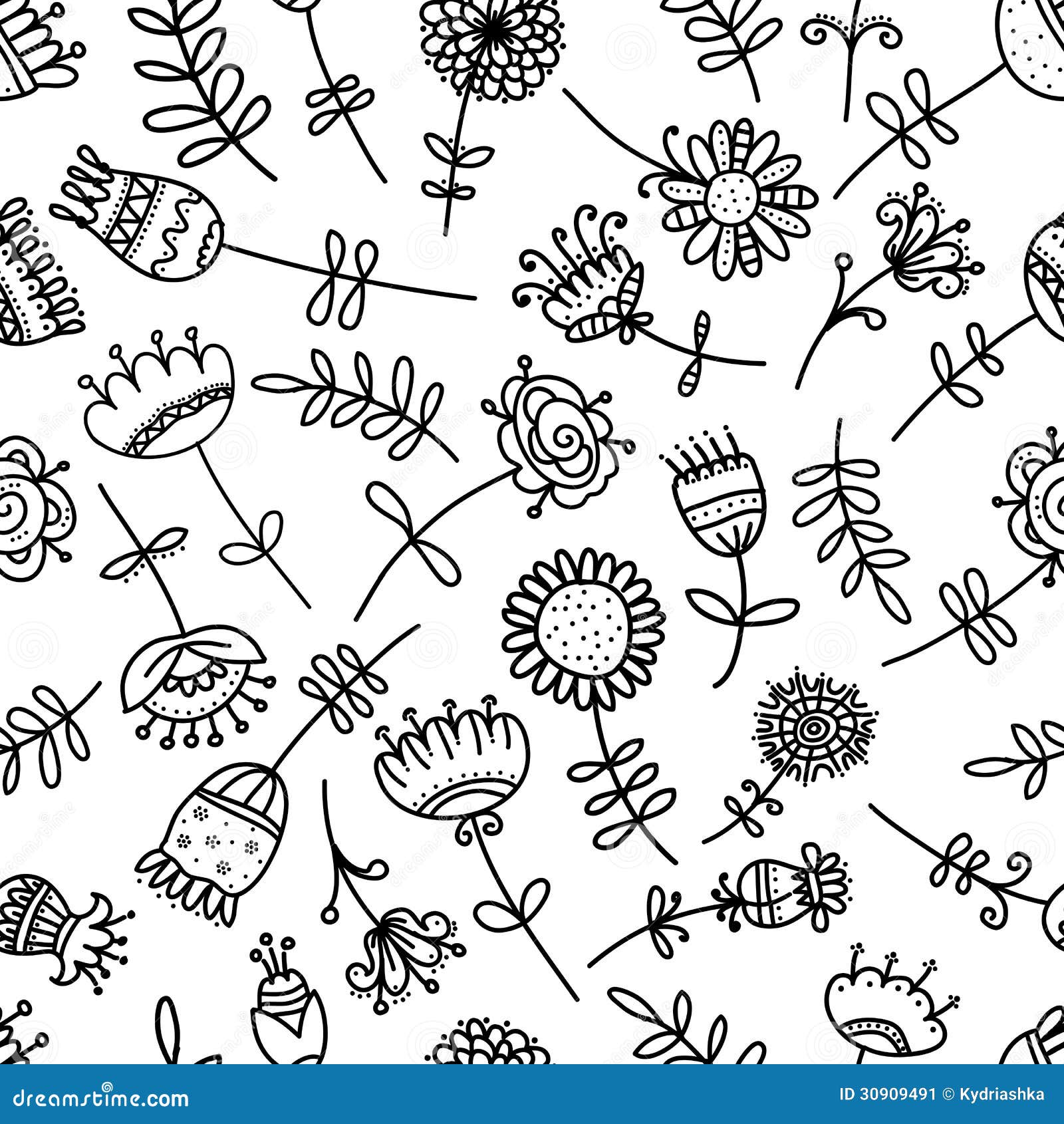 Abstract Floral Pattern for Your Design Stock Vector - Illustration of ...