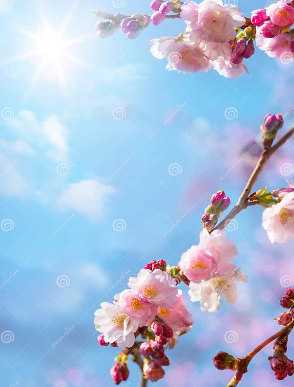 Abstract Floral Spring Background Stock Photo - Image of flower ...