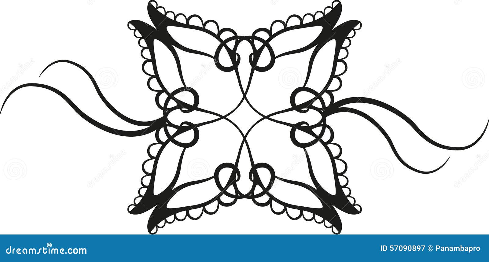 Abstract floral symbol stock vector. Illustration of graphic - 57090897