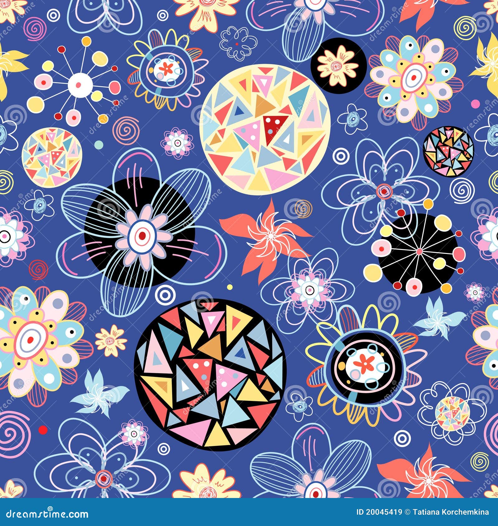 Abstract and Floral Texture Stock Vector - Illustration of design ...