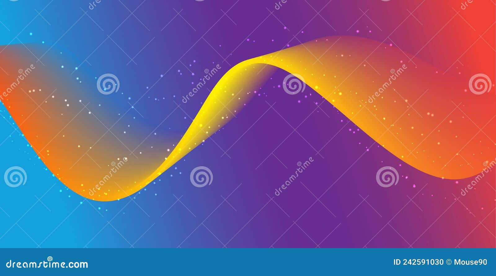 Flow banner stock vector. Illustration of background - 242591030