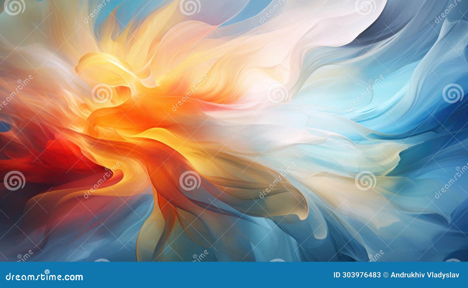 Abstract Flow of Energy, Abstract Illustration Stock Illustration ...