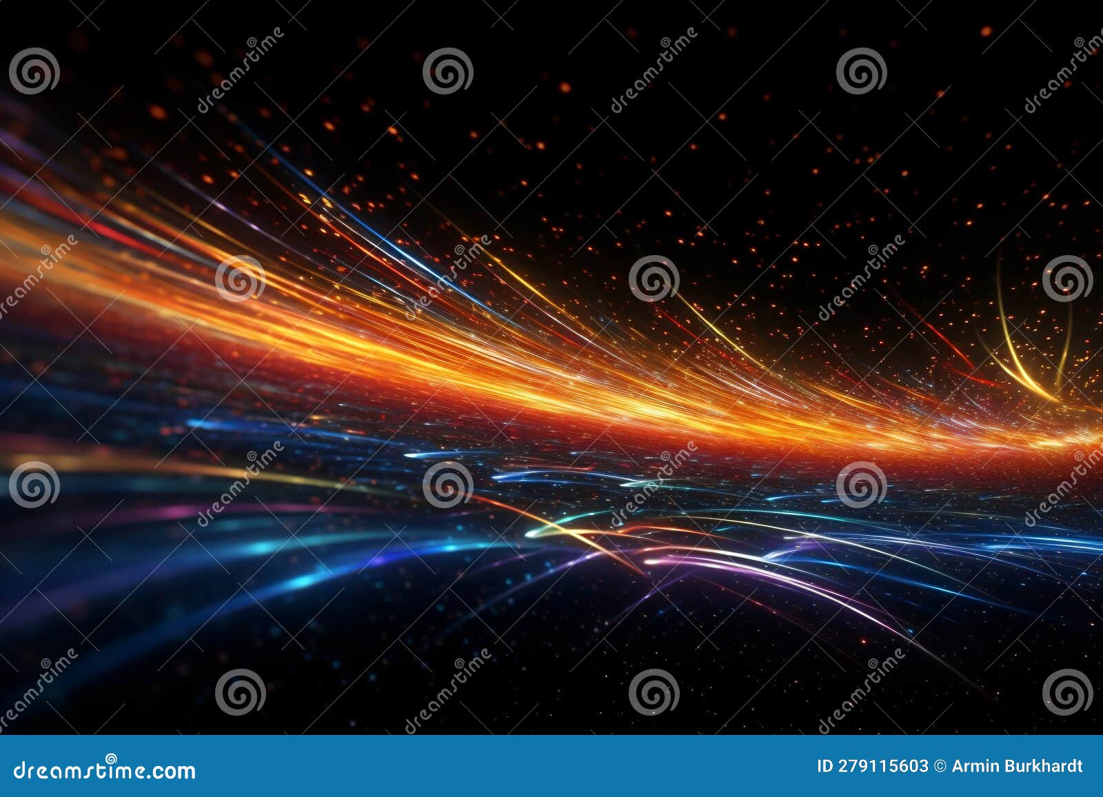 Abstract Flow of Light in Waves for Texture Elements As Background ...