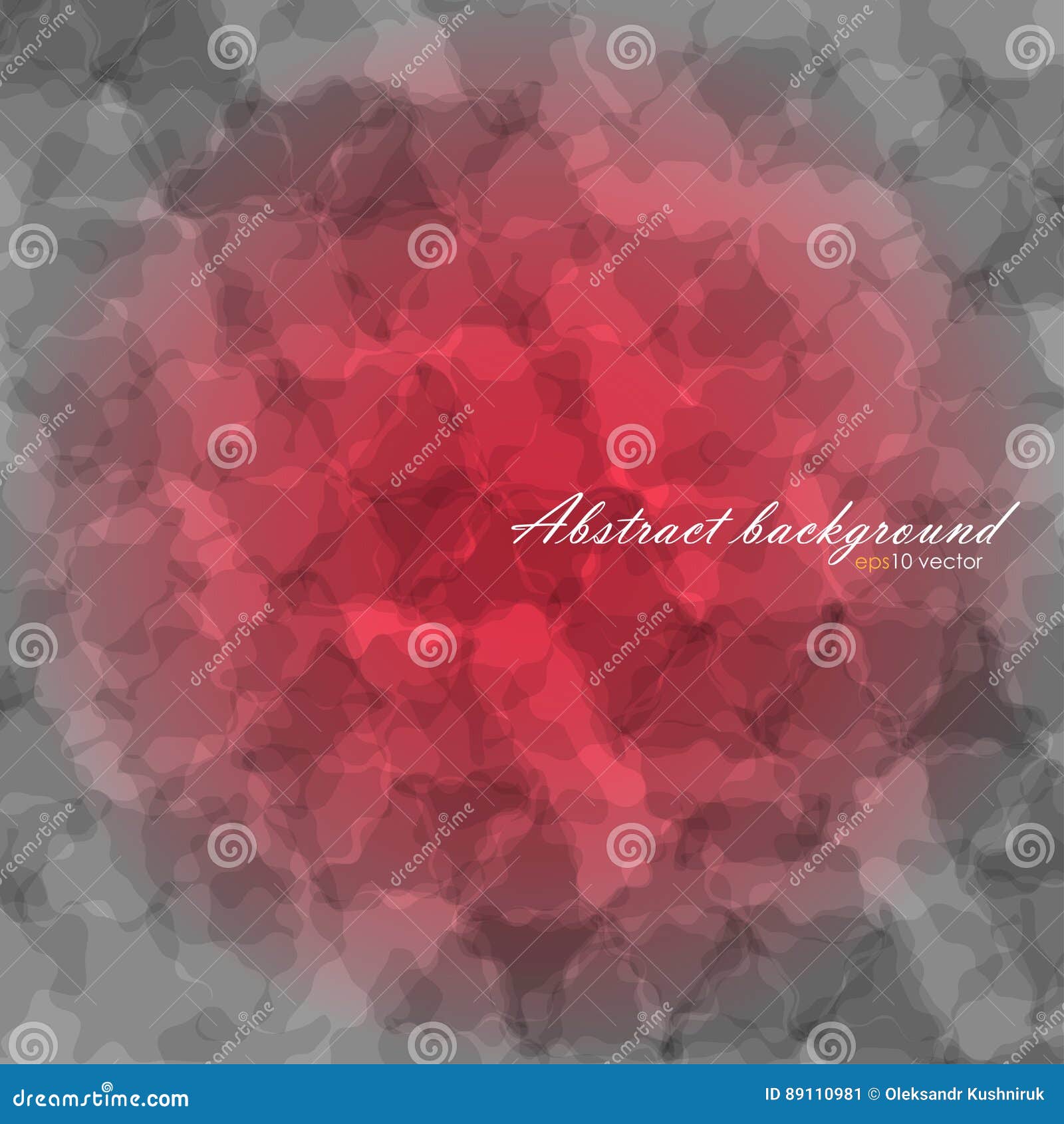 Abstract Flow Texture Background Gray and Red Color Stock Vector ...