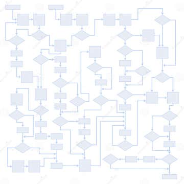 Abstract Flowchart Background Stock Illustration - Illustration of ...