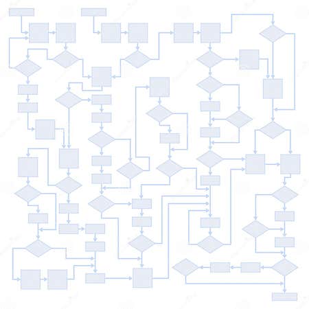 Abstract Flowchart Background Stock Illustration - Illustration of ...
