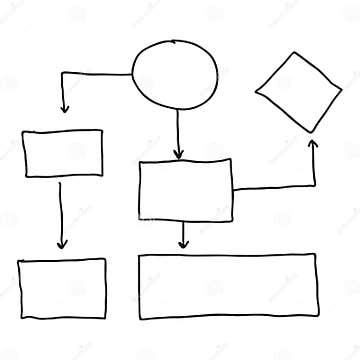 Abstract flowchart vector stock vector. Illustration of hand - 181307082