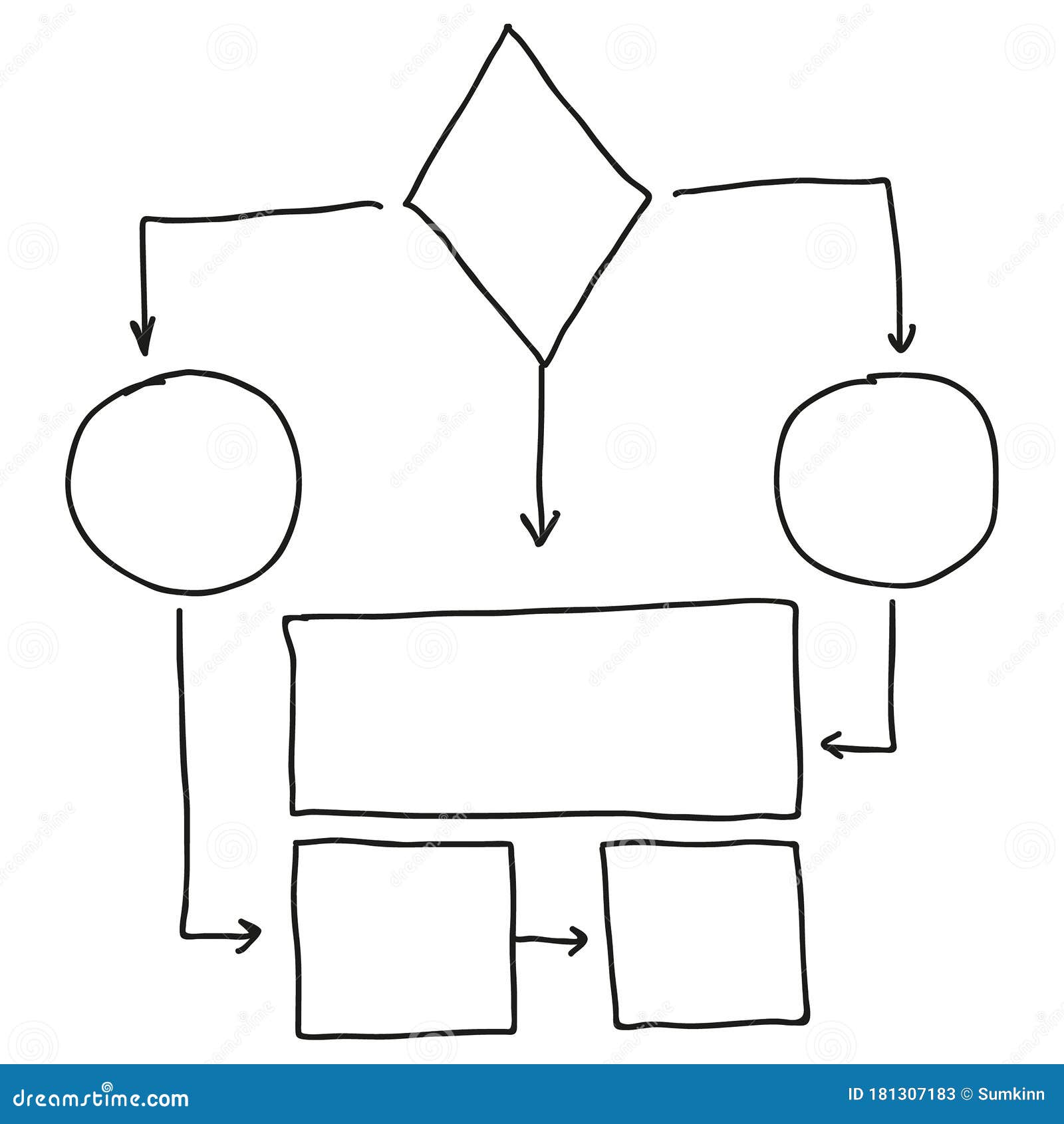 Abstract Flowchart Vector 181307082