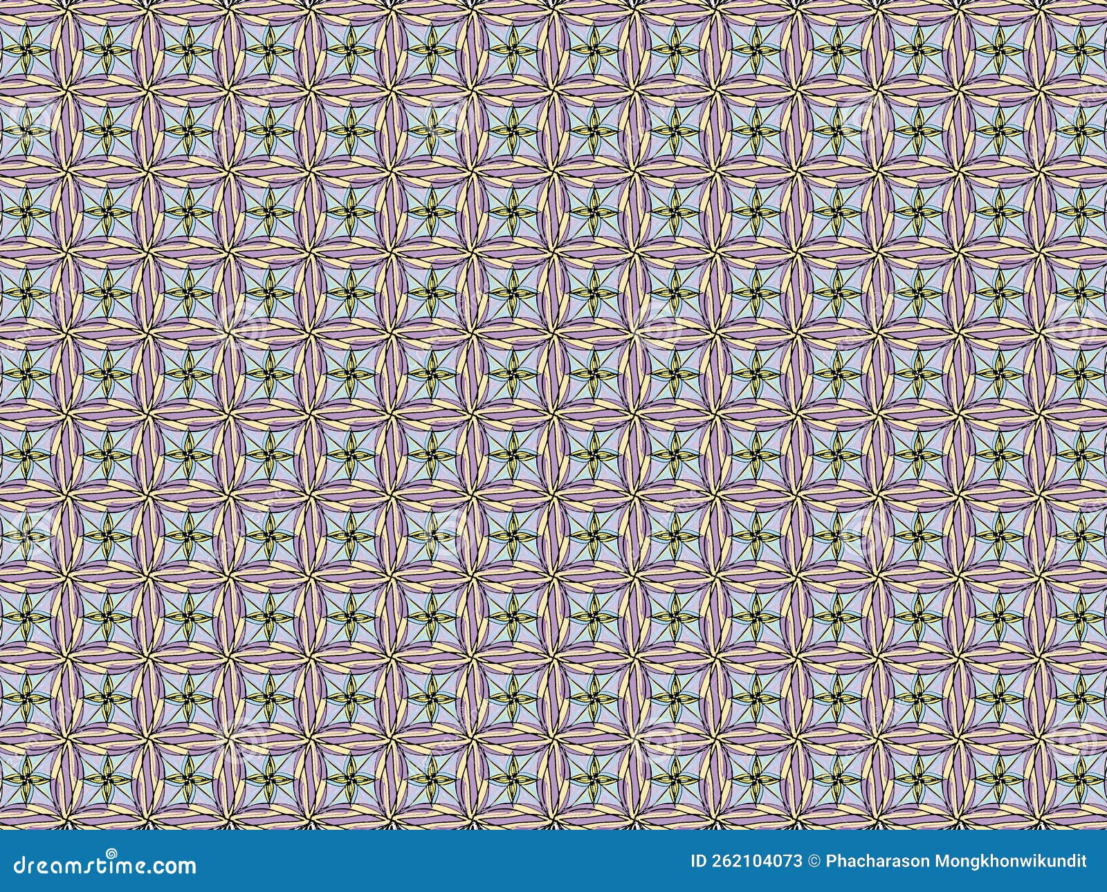 Abstract Flower Background Pattern for Fabric Designs Stock ...