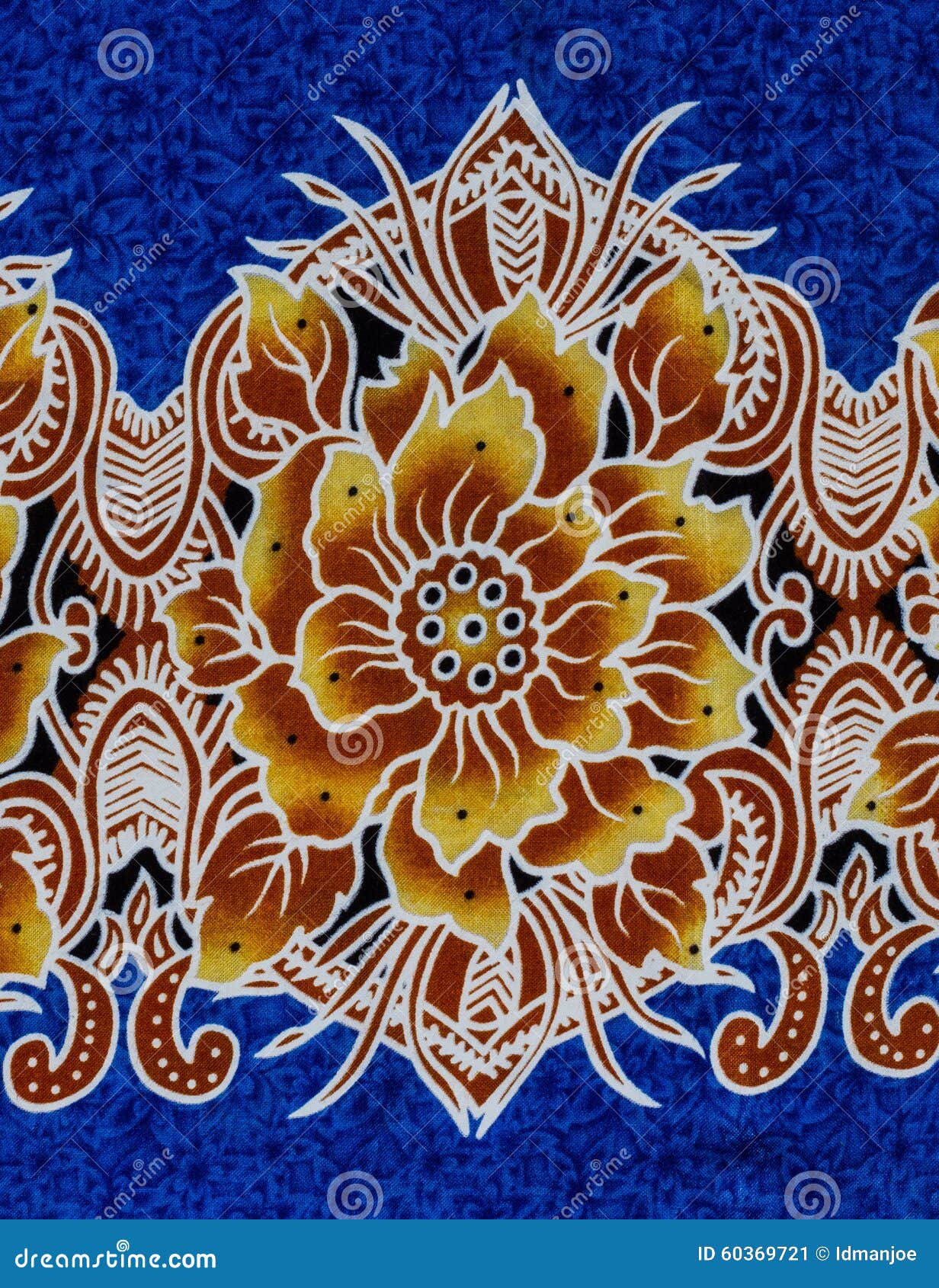 Abstract flower fabric stock image. Image of retro, decorative - 60369721