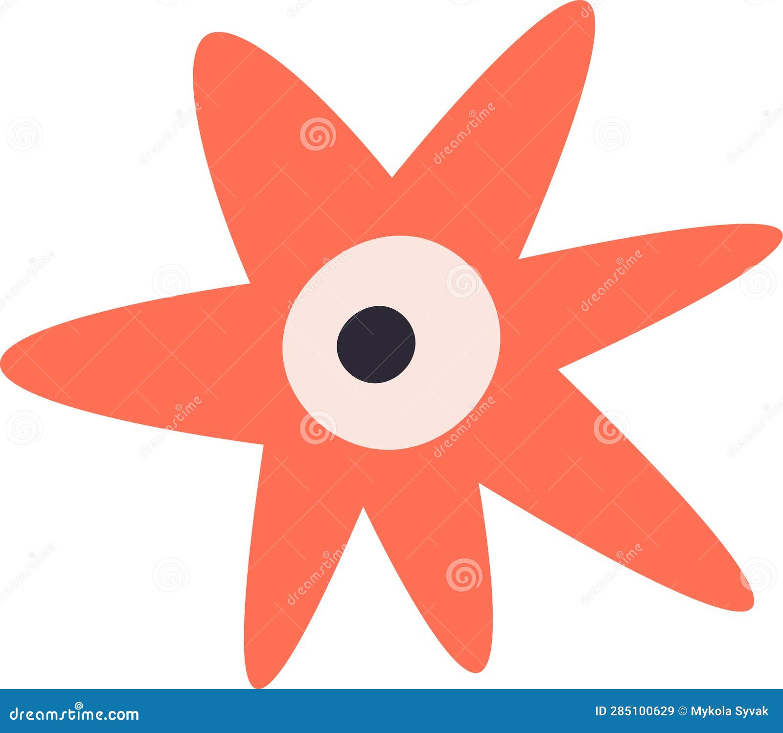 Abstract Flower Head stock vector. Illustration of design - 285100629