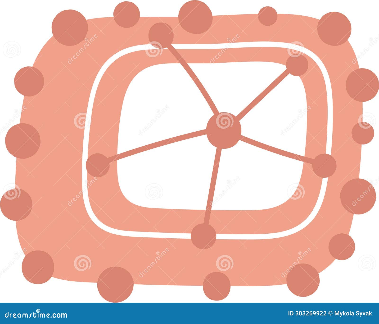 Abstract Flower Head stock vector. Illustration of design - 303269922