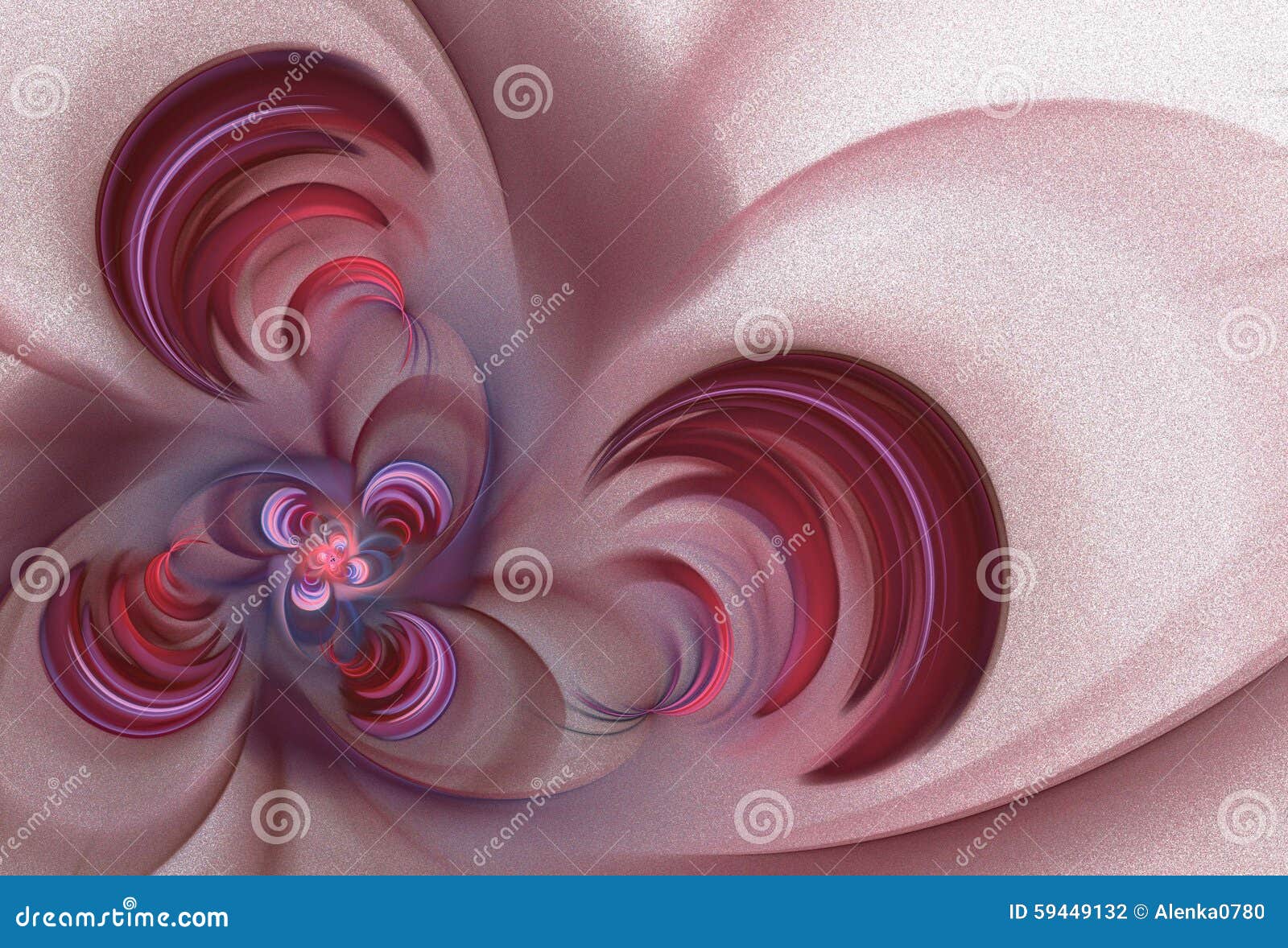 Abstract Flower on a Light Background Stock Illustration - Illustration ...
