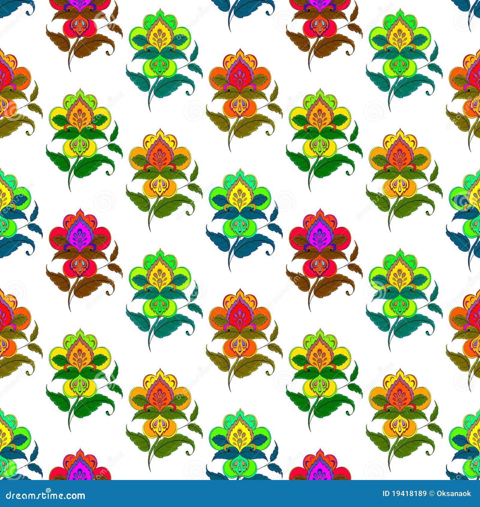 Abstract flower, seamless stock illustration. Illustration of flower ...