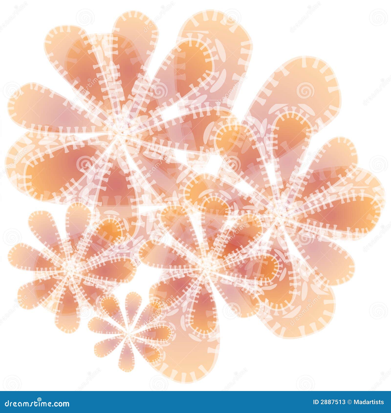 Abstract Flower Texture Peach Stock Illustration - Illustration of ...