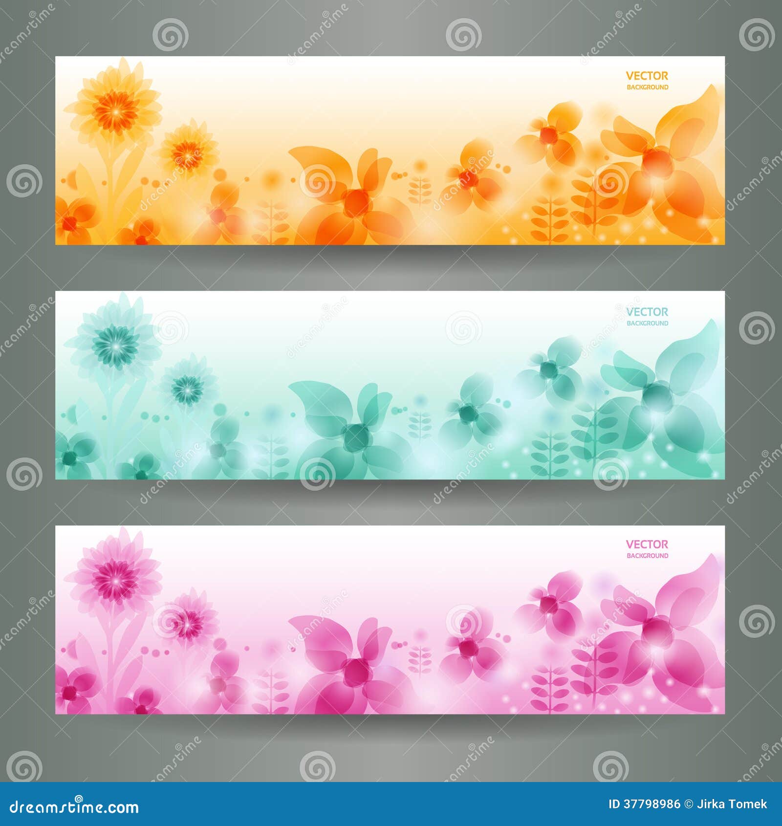 Abstract Flower Vector Background / Brochure Templ Stock Vector ...