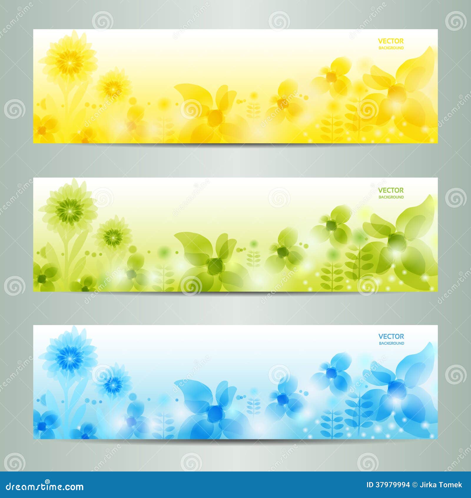 Abstract Flower Vector Background / Brochure Template / Banner. Stock ...