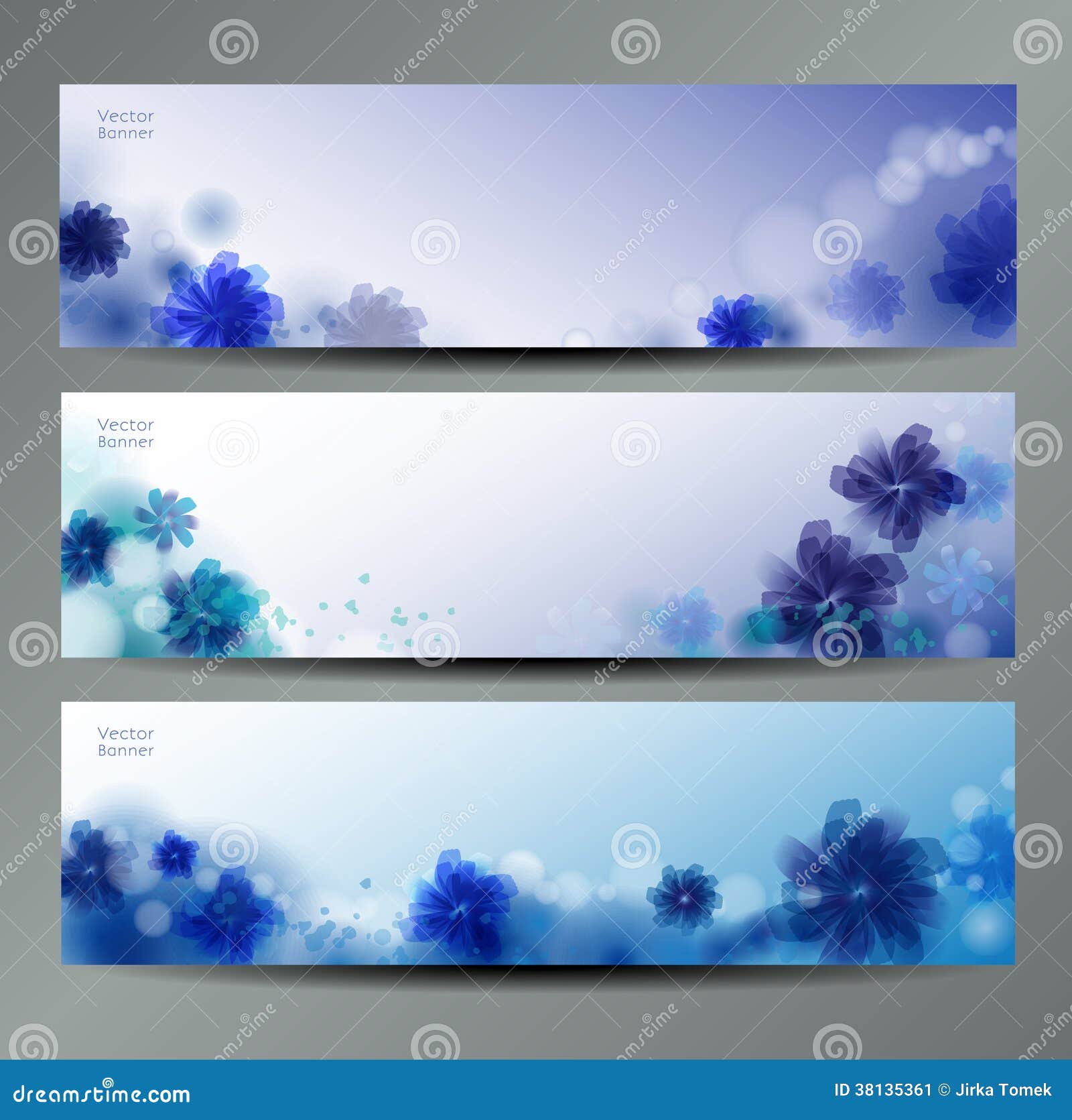 Abstract Flower Vector Background / Brochure Template / Banner. Stock ...
