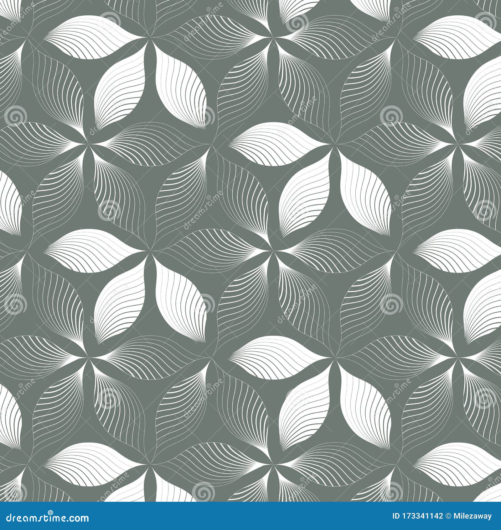 Repeating Curve Designs Vector Illustration | CartoonDealer.com #131963742