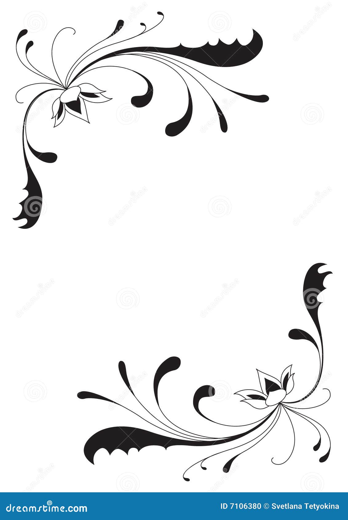 Abstract Flowers and Curves Stock Vector - Illustration of scale ...