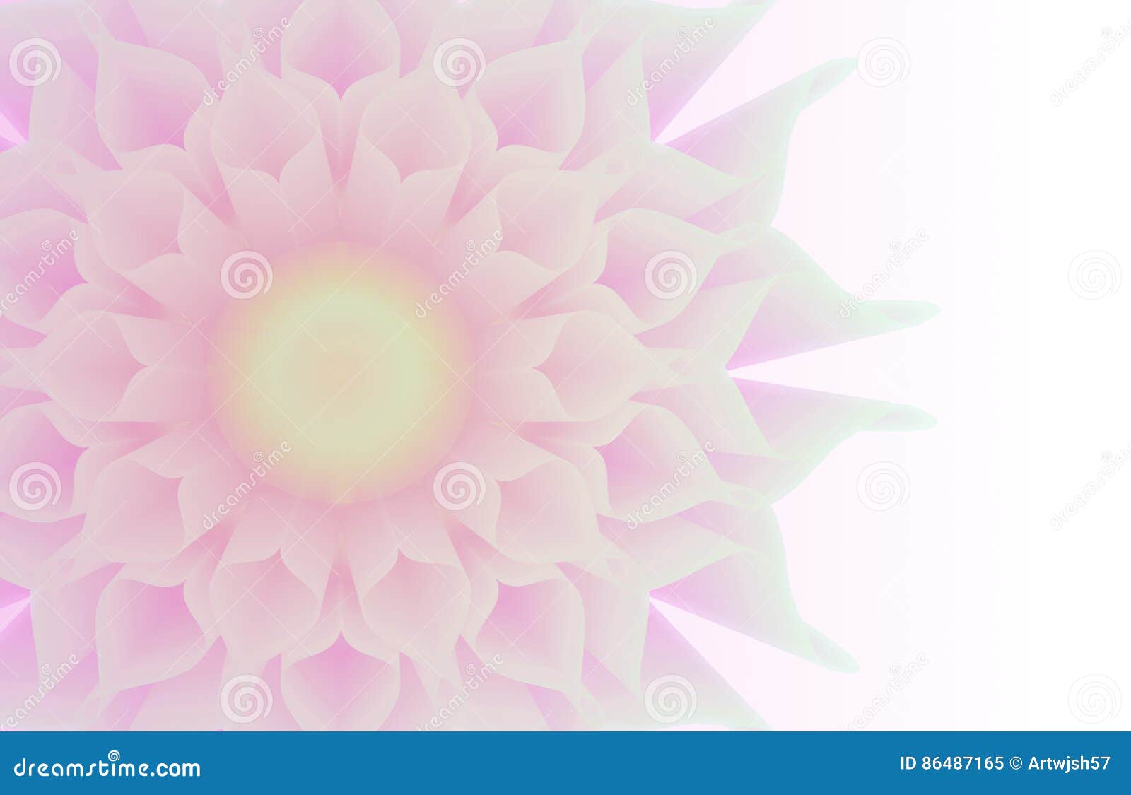 Abstract Flowers in Zen Style Stock Illustration - Illustration of ...
