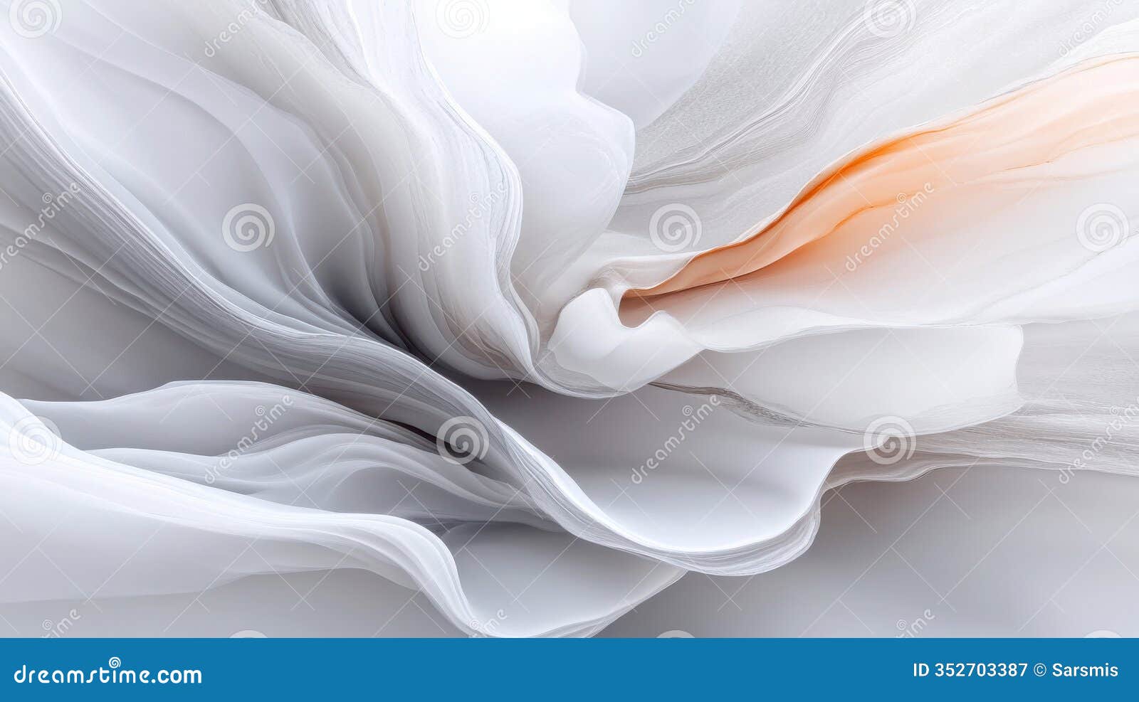 Flowing Fabric And Arches In Dreamy Tunnel Stock Photography ...