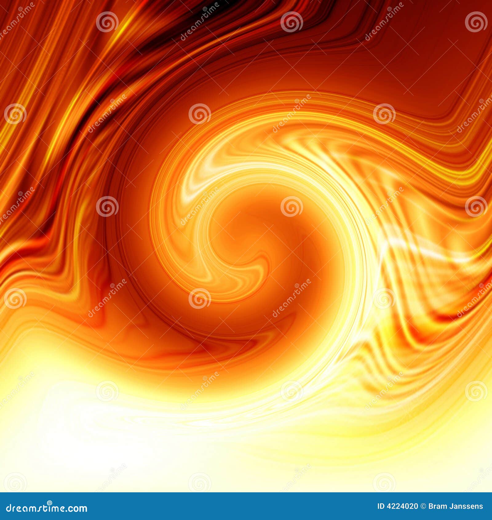 Abstract Flowing Fire Background Stock Illustration - Illustration of ...